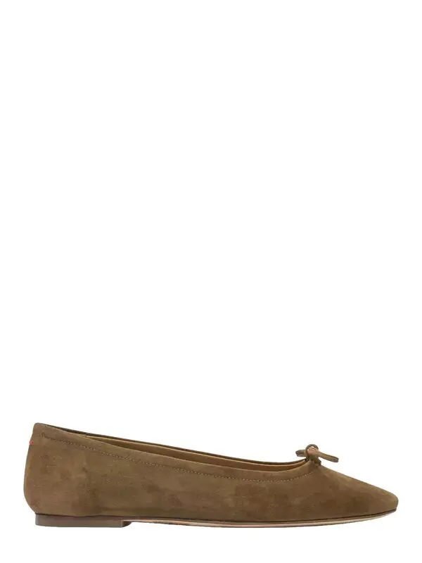 AeydĒ Delfina Suede Ballet Flats - Brown