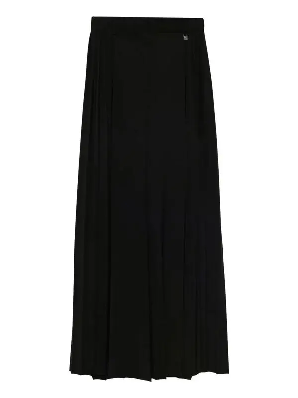 Giuseppe Di Morabito Virgin Wool Pleated Skirt - Black