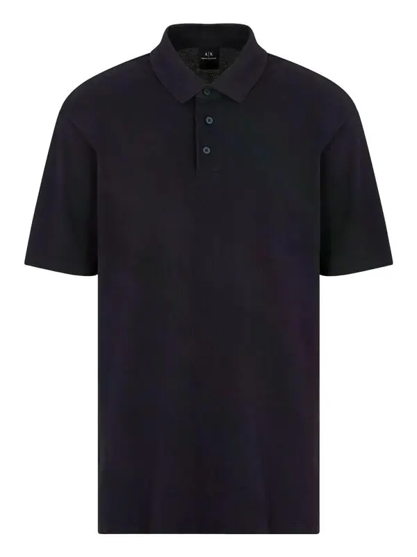 Armani Exchange Cotton Polo Shirt - Blue