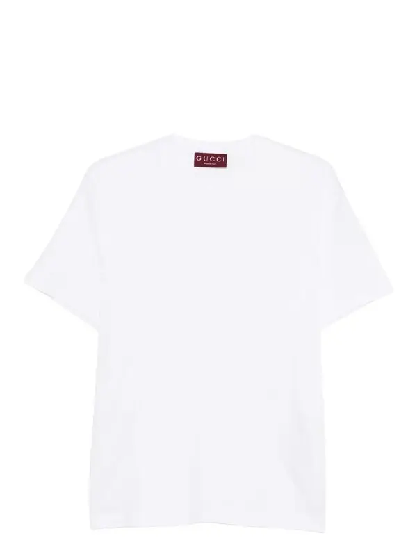 Gucci Short-sleeve Crew-neck T-shirt - White