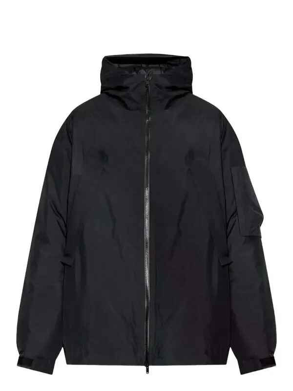 Y3 Hooded Padded Jacket - Black
