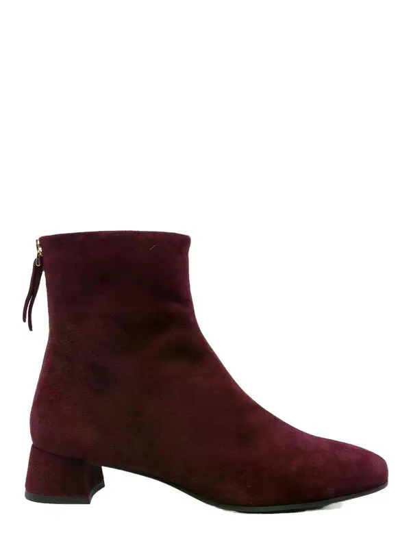 Roberto Festa Suede Zip-fastening Ankle Boots - Red
