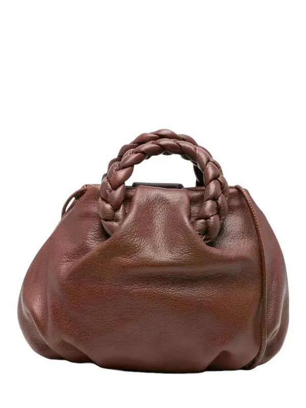 Hereu Bombon Braided-handle Tote Bag - Brown
