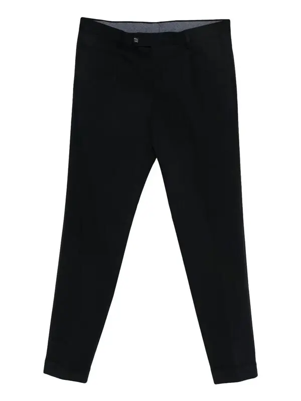BARBA NAPOLI Pleat-detail Trousers - Blue