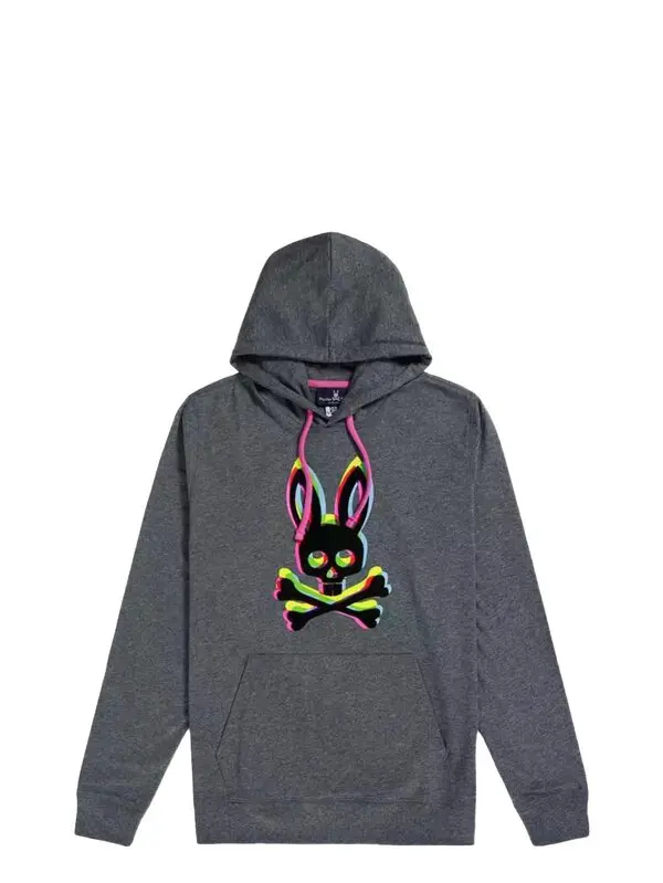 Psycho Bunny Cotton Hoodie - Grey