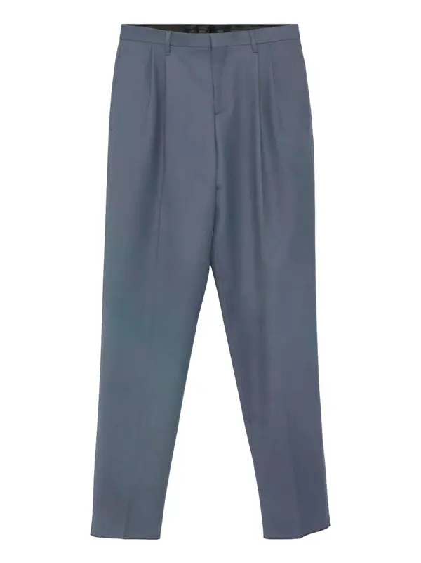 LARDINI Pleated Trousers - Blue