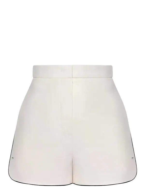 Max Mara Orbita Tailored High-waisted Shorts - White
