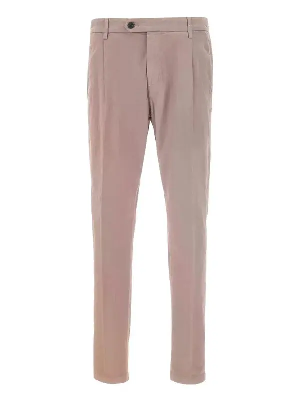 Eleventy Pleated Welt-pockets Trousers - Pink