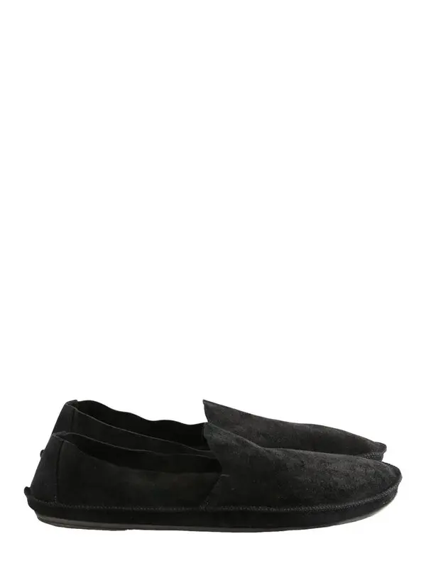 THE ROW Suede Loafers - Black
