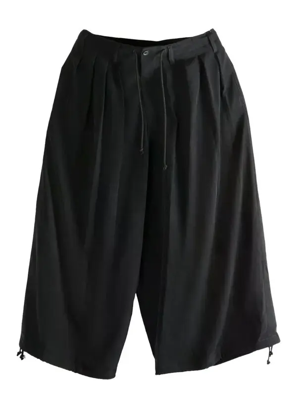 Yohji Yamamoto Pleated Trousers - Black