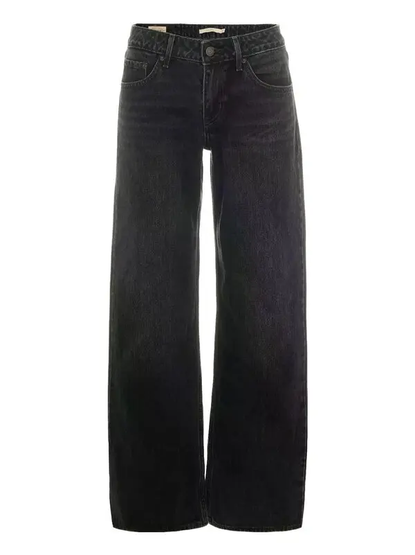 LEVI'S Low-rise Straight-leg Jeans - Black