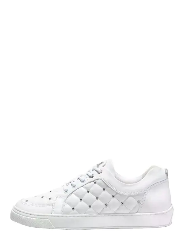 LEANDRO LOPES Ezio Studded Sneakers - White