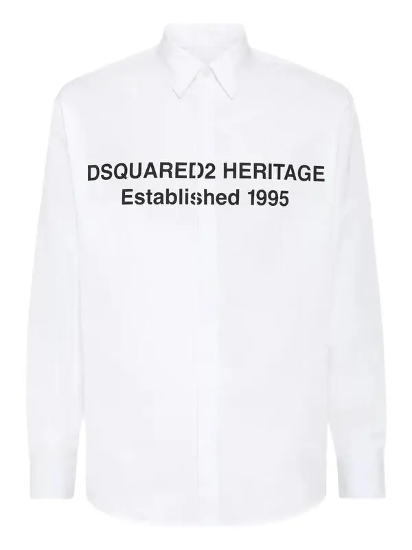 Dsquared2 Printed Shirt - White