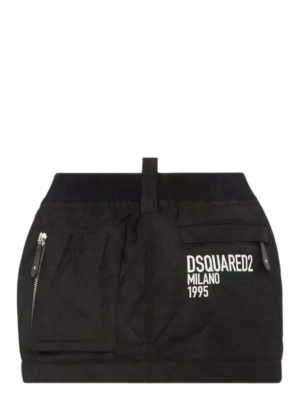 Dsquared2 Logo-print Mini Skirt - Black