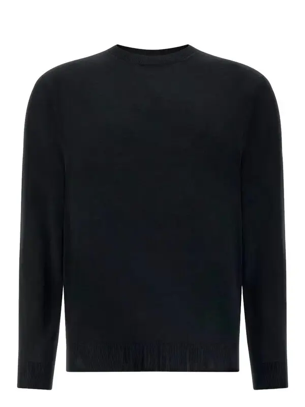 Boggi Milano Crew Neck Sweater - Black