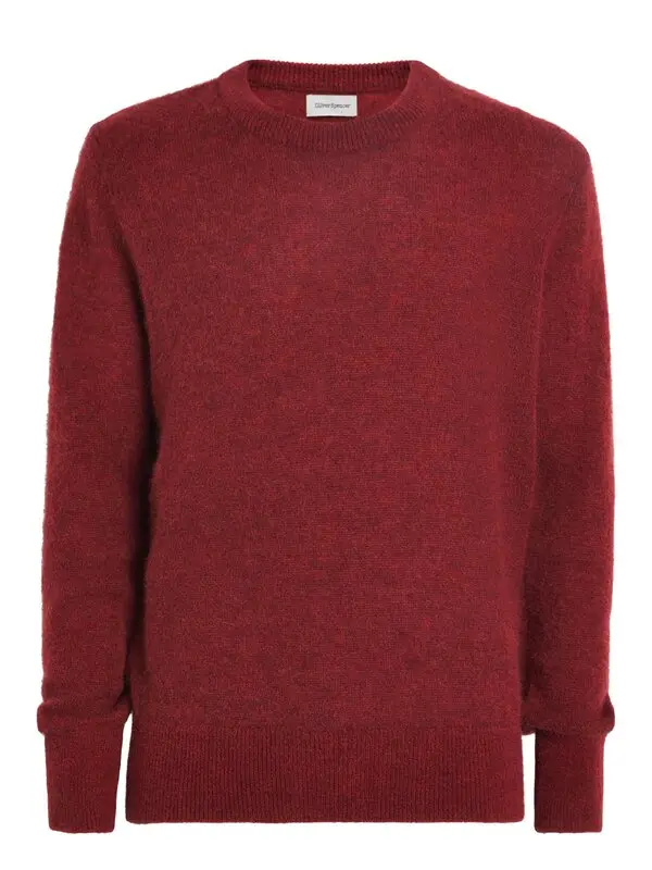 Oliver Spencer Blenheim Sweater - Red