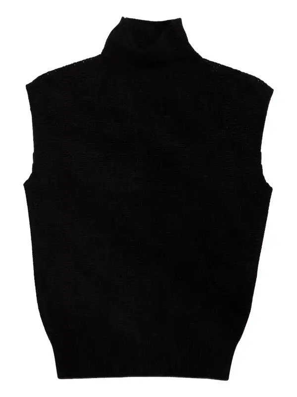 Barena Venezia High-neck Sleeveless Top - Black