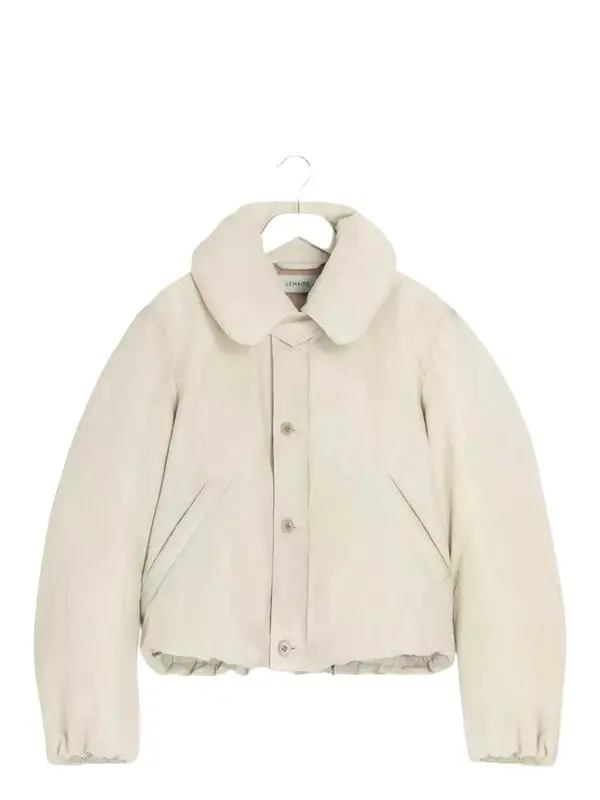 LEMAIRE Bubble-collar Puffer Jacket - Neutrals