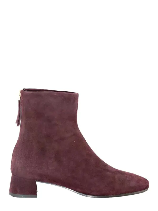 Roberto Festa 40mm Zip-detail Suede Boots - Purple