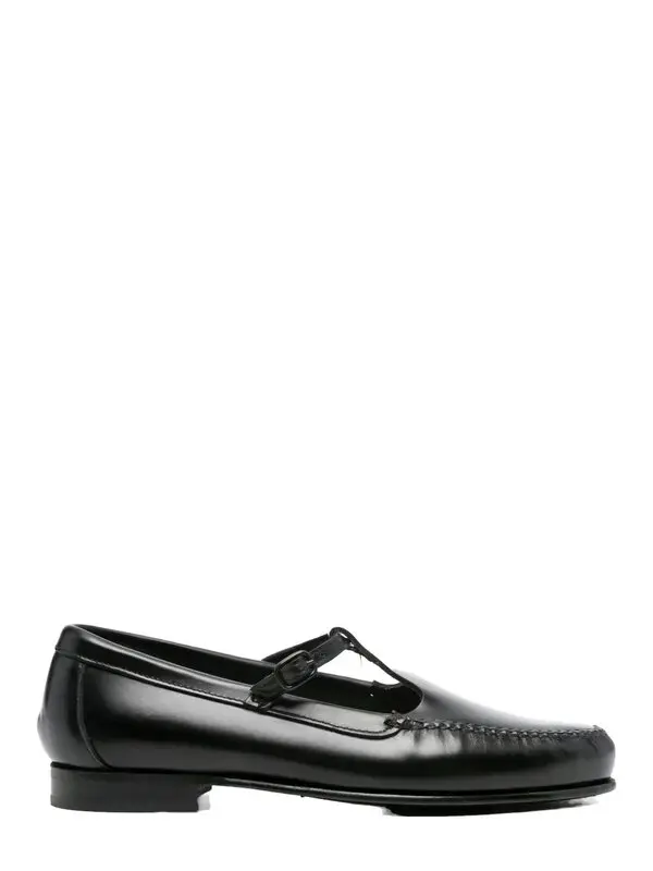 Hereu Buckle-detail Loafers - Black