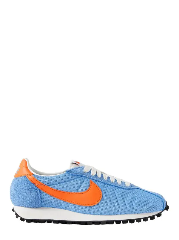 Nike Ld-1000 Suede And Leather-trimmed Mesh Sneakers - Blue