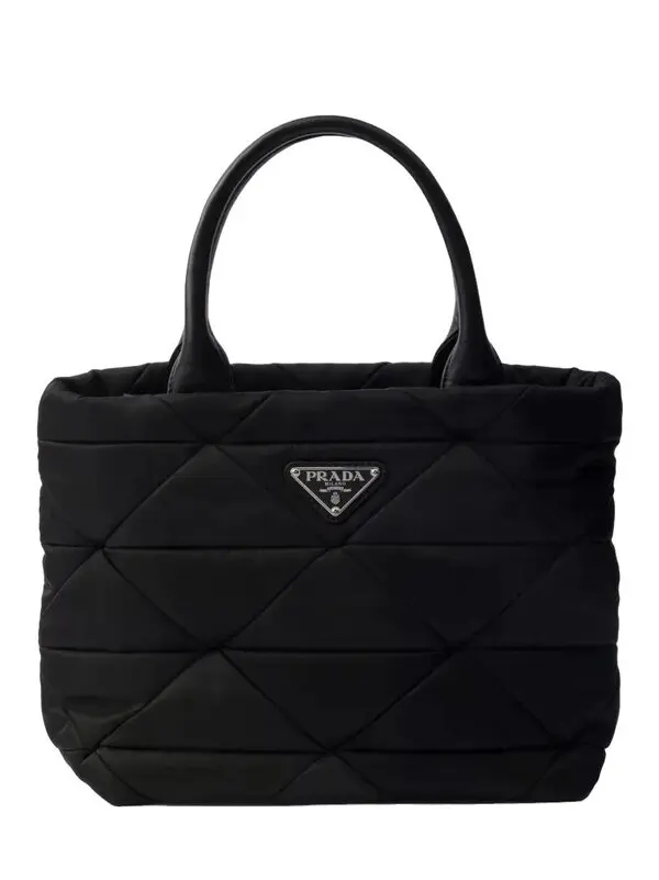 Prada Re-nylon Padded Tote - Black