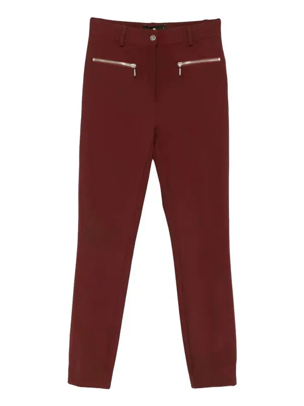 Etro Zip-detail Trousers - Red