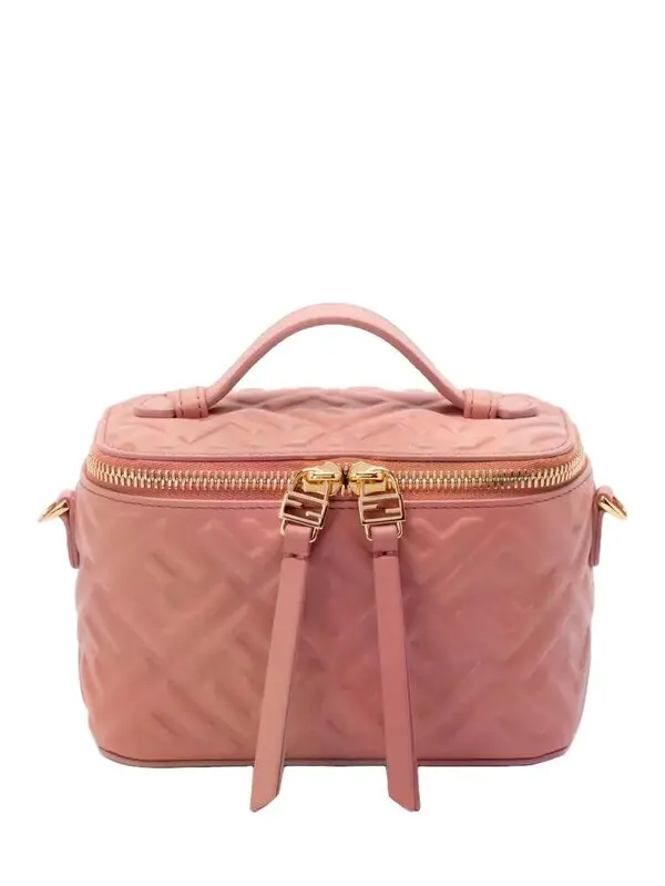 Fendi Quilted Top-handle Mini Bag - Pink