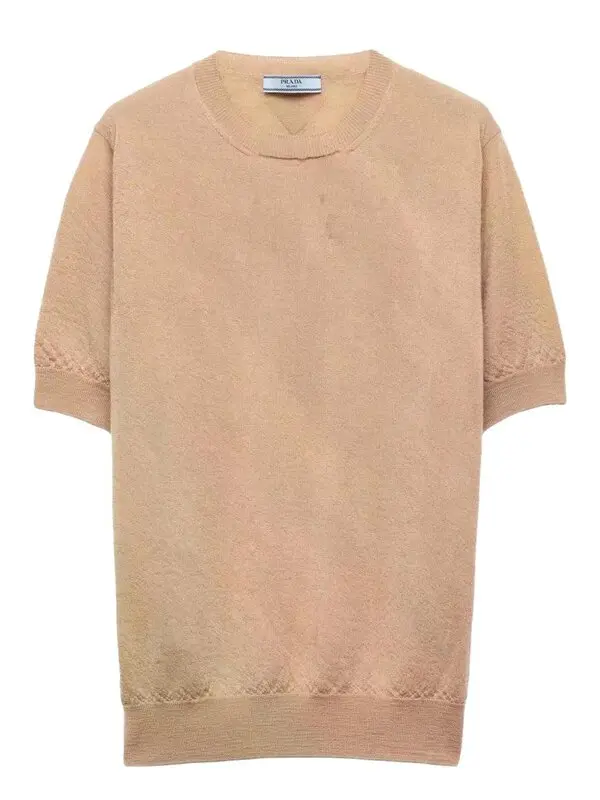 Prada Cashmere Crew-neck Sweater - Neutrals