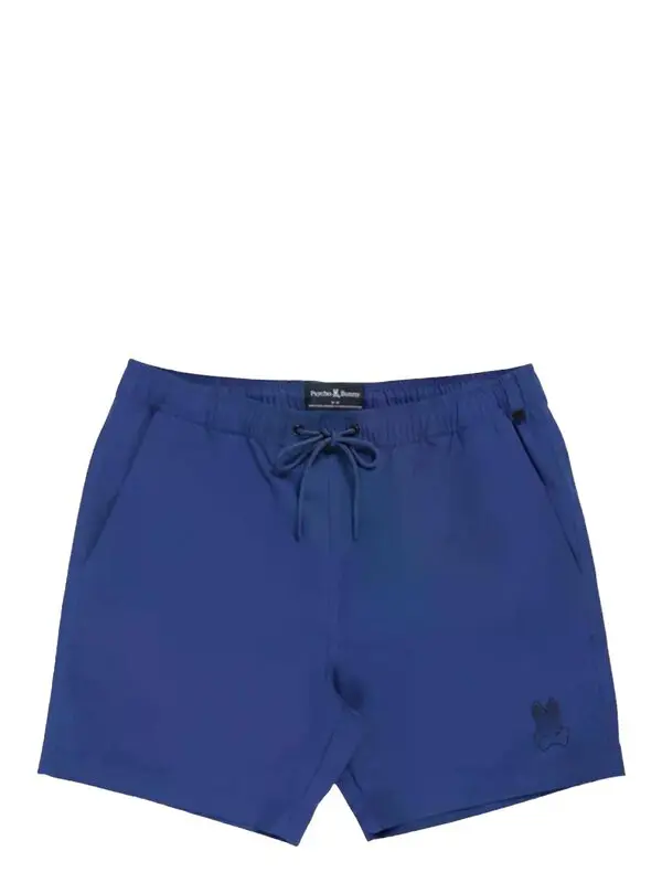 Psycho Bunny Strype Hydrochromic Swim Shorts - Blue