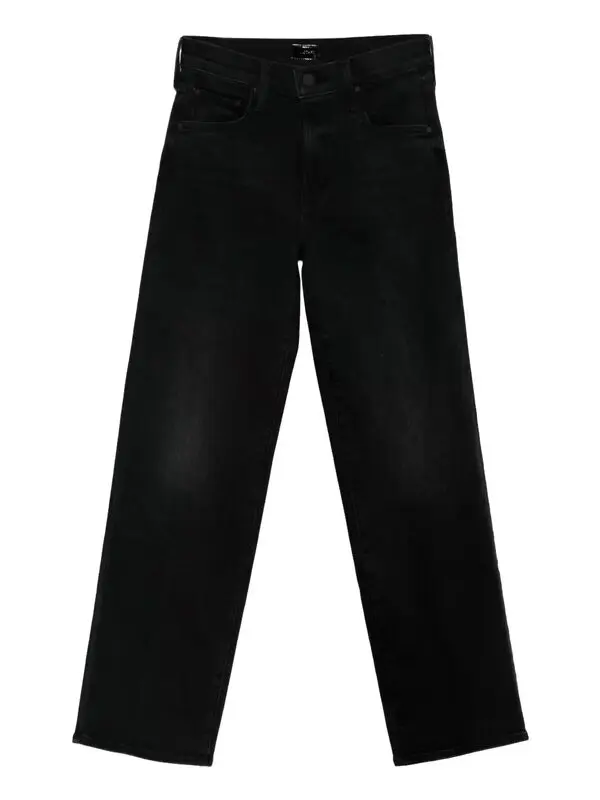 MOTHER Straight-leg Jeans - Black