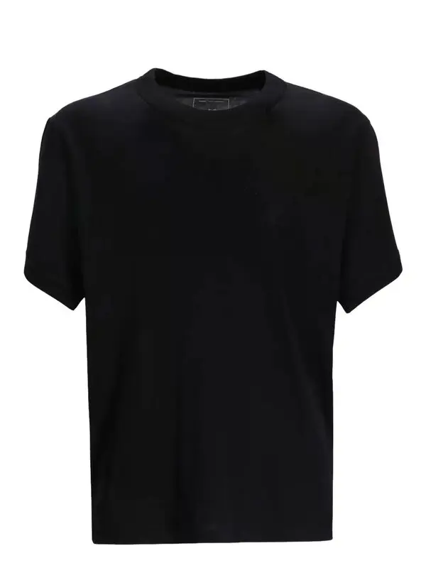 Y3 Logo-detail Cotton T-shirt - Black