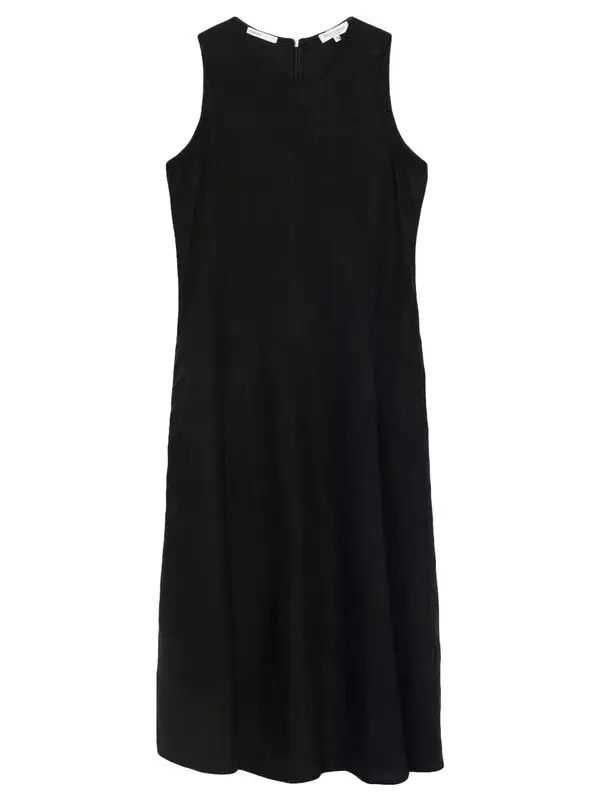 Marc O'polo Sleeveless Flared Linen Dress - Black
