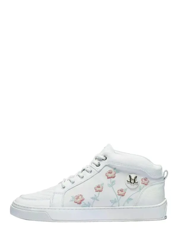 LEANDRO LOPES Ezio Embroidered Sneakers - White