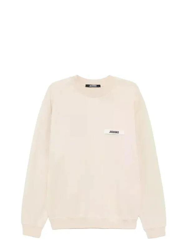 Jacquemus Gros Grain Sweatshirt - Neutrals