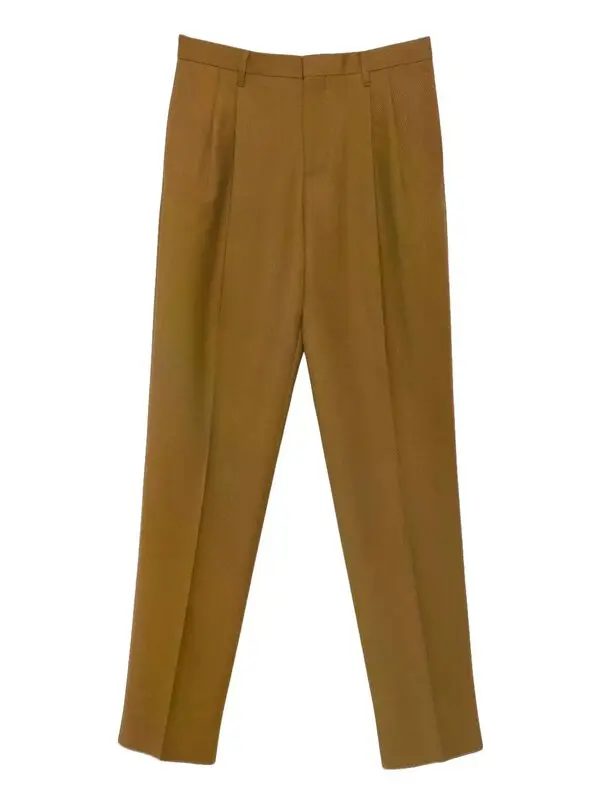 LARDINI Pleated Trousers - Brown