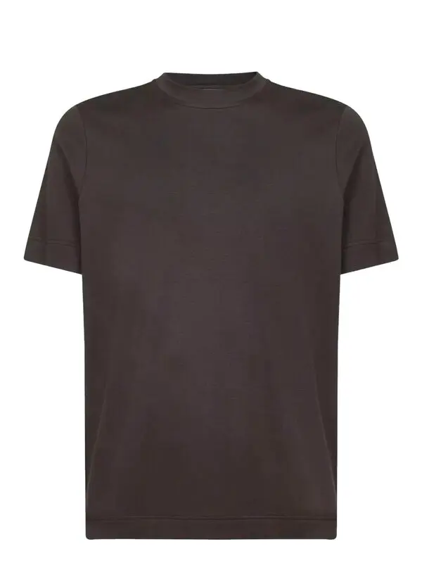 D4.0 Crew-neck Short-sleeve T-shirt - Brown