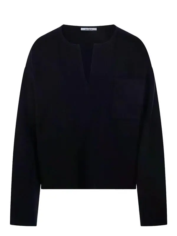 Max Mara V-neck Sweater - Blue