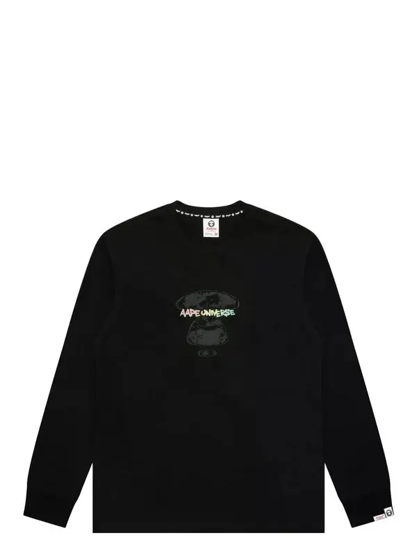 AAPE BY *A BATHING APE Long-sleeved T-shirt - Black