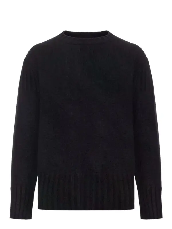 JIL SANDER Ribbed-cuff Cashmere Sweater - Black