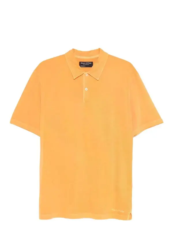 Marc O'polo Cotton Polo Shirt - Orange