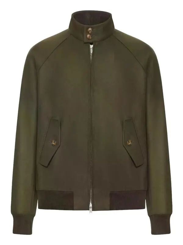 BARACUTA High-neck Jacket - Neutrals
