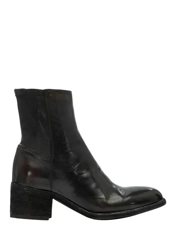 Officine Creative 55mm Zip-detail Leather Boots - Black