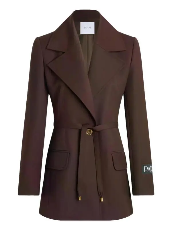 Patou Wool Jacket - Brown
