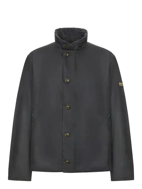 Barbour Cotton Fleece-lined Jacket - Grey