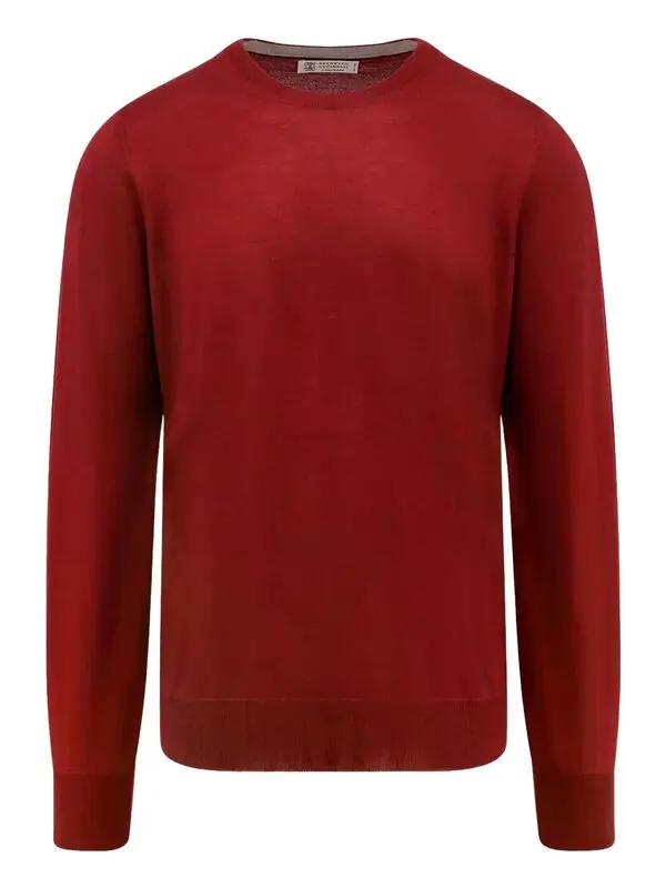 Brunello Cucinelli Round-neck Cashmere Sweater - Red