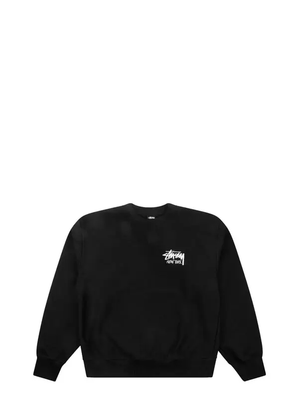 StÜssy New York Crew-neck Sweatshirt - Black