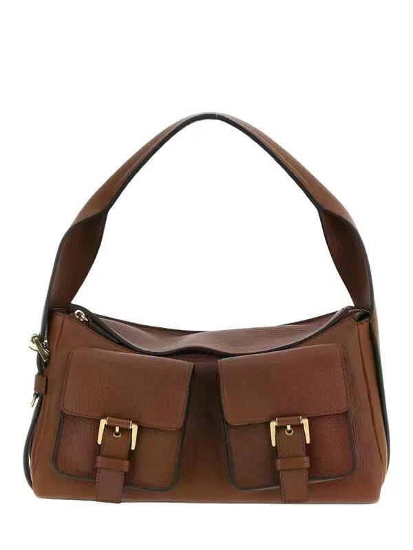 Mulberry Maggie Leather Shoulder Bag - Brown