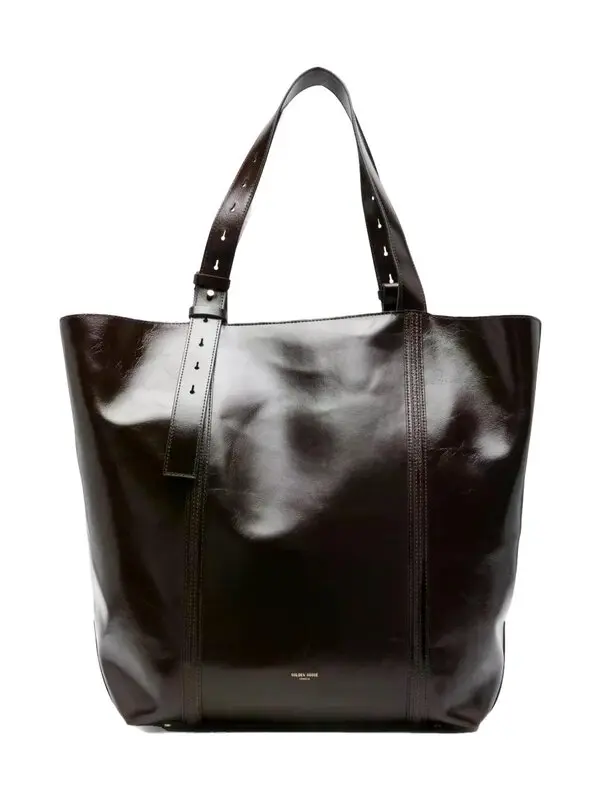 GOLDEN GOOSE Leather Tote Bag - Brown