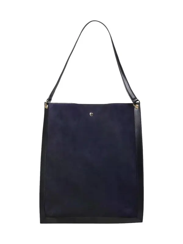WANDLER Suede Leather Shoulder Bag - Blue